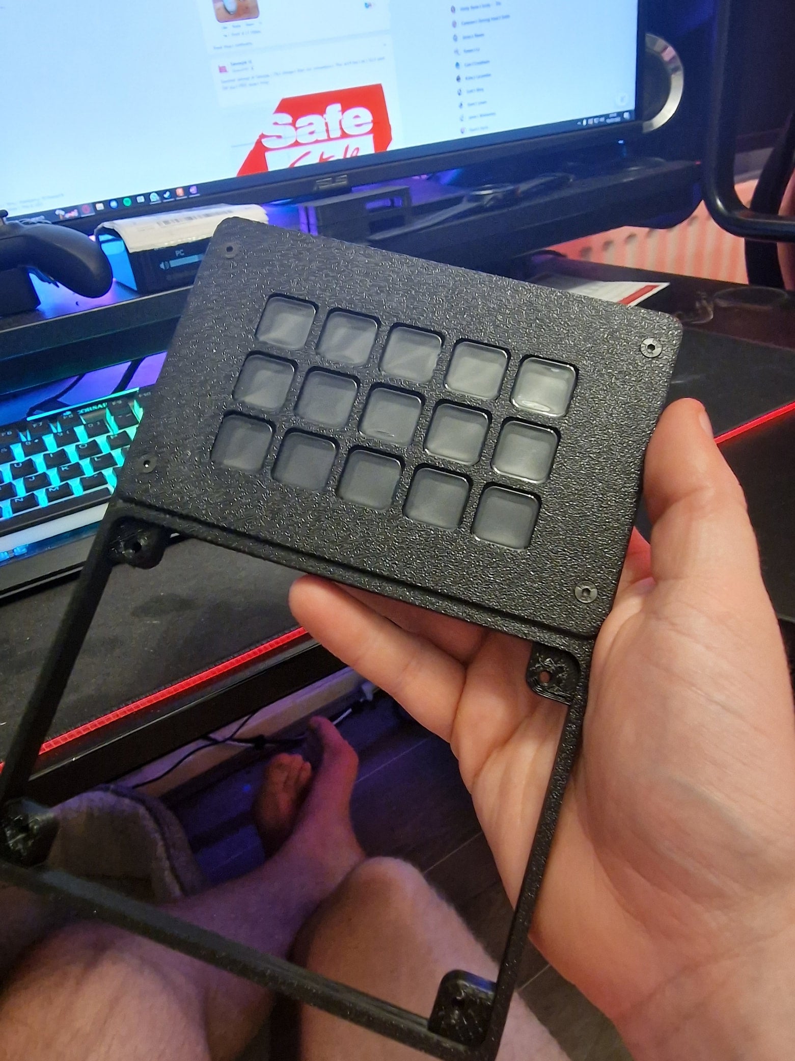 Button Box Adaptor Plate - Streamdeck V2 | Sim 3D